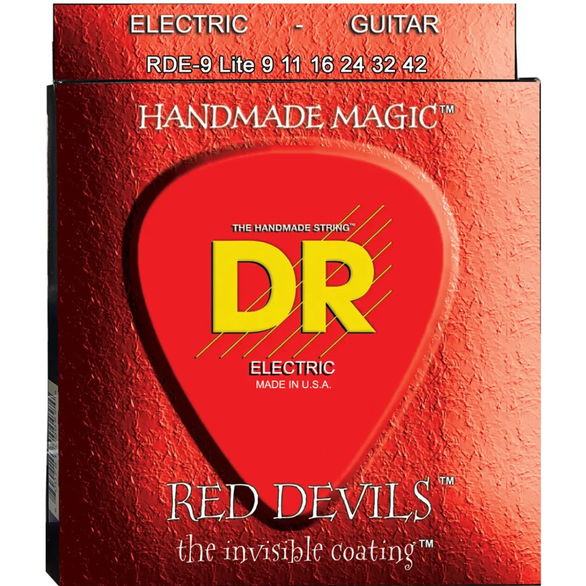 DR STRINGS DR Red Devils 9-42 Žice za električnu gitaru crvene boje – Acord